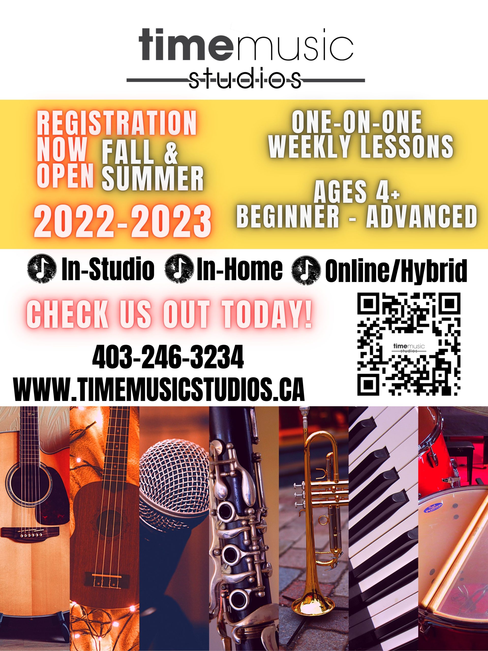Time Music Studios | Music Lessons SW & NW Calgary | Time Music Studios